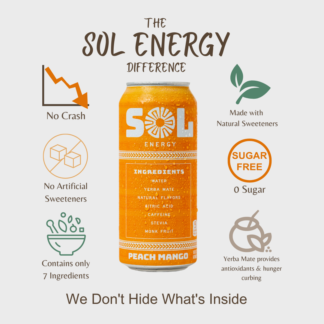 Sol Energy | Better-For-You Energy Drinks